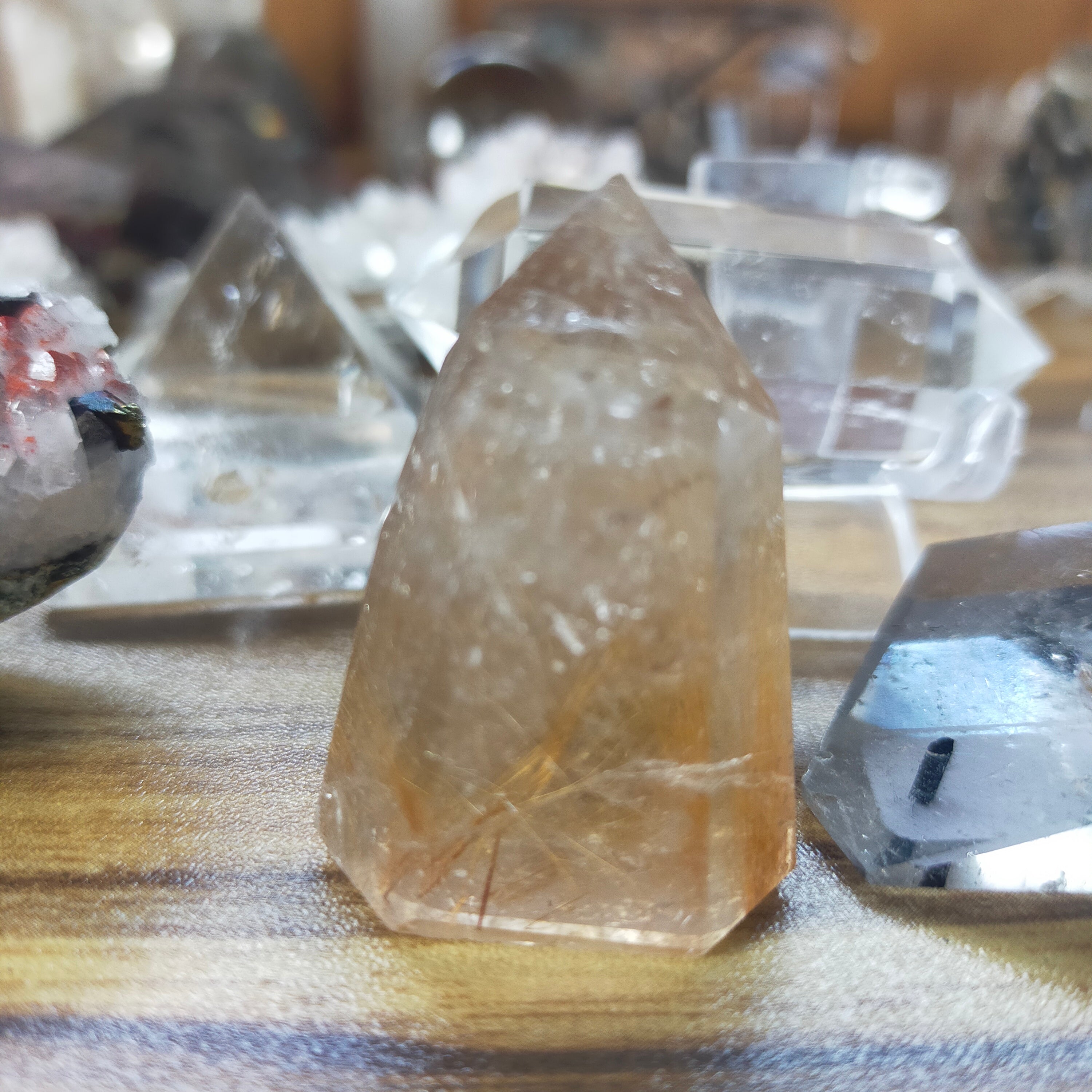 Golden Rutile Point – Crystal Witch NZ